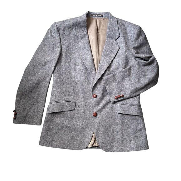 Suits & Blazers | Vintage Alexandre Of England Tan Tweed Wool Color ...